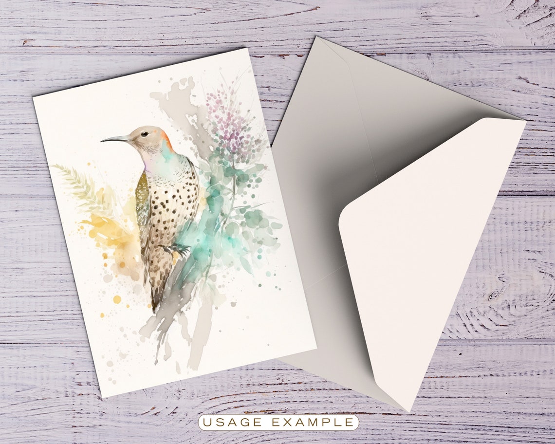 Northern Flicker Bird Printable Wall Art for Living Room Bird - Etsy