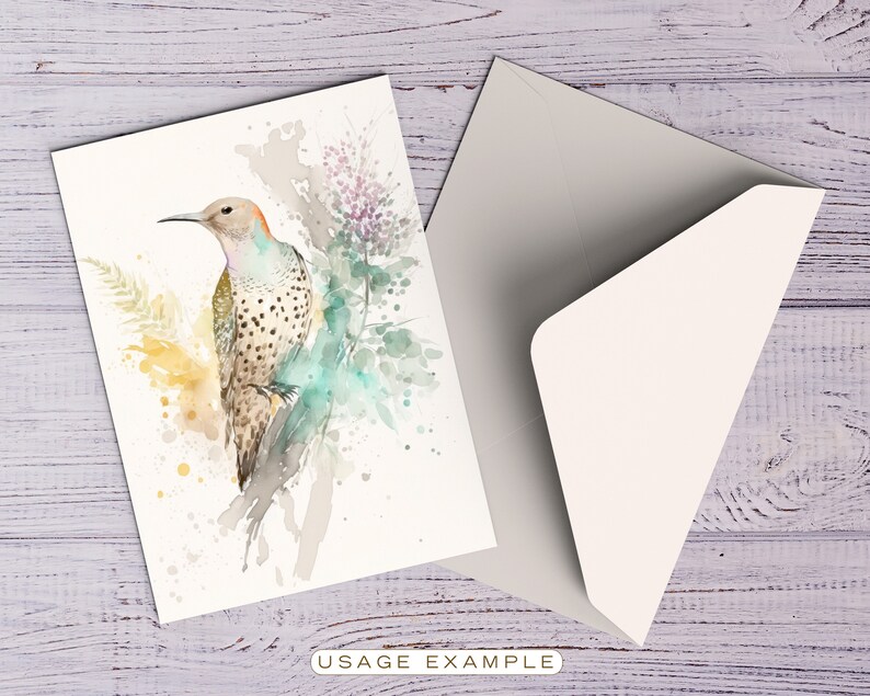 Northern Flicker Bird Printable Wall Art for Living Room Bird - Etsy