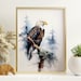 American Bald Eagle Bird Printable Wall Art for Living Room Bird ...