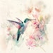 Anna’s Hummingbird Digital Download Watercolor Bird Wall Art Poster ...