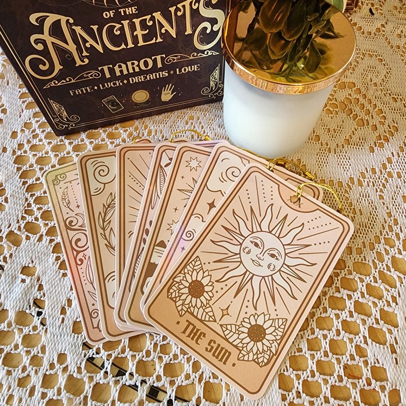 Tarot Card Hand Illustrated Boomark - the Star XVII - Major Arcana ...