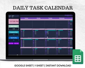 Task Tracker Spreadsheet Google Sheets to Do List Planner Spreadsheet ...