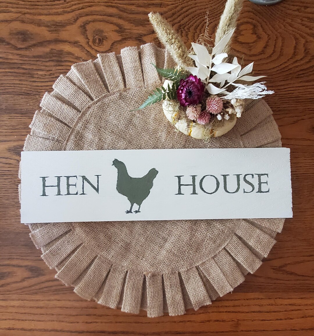 Cedar Shingle Hen House Sign - Etsy