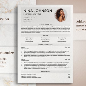 Resume Template Google Docs, Word, Pages, Professional Resume Template ...
