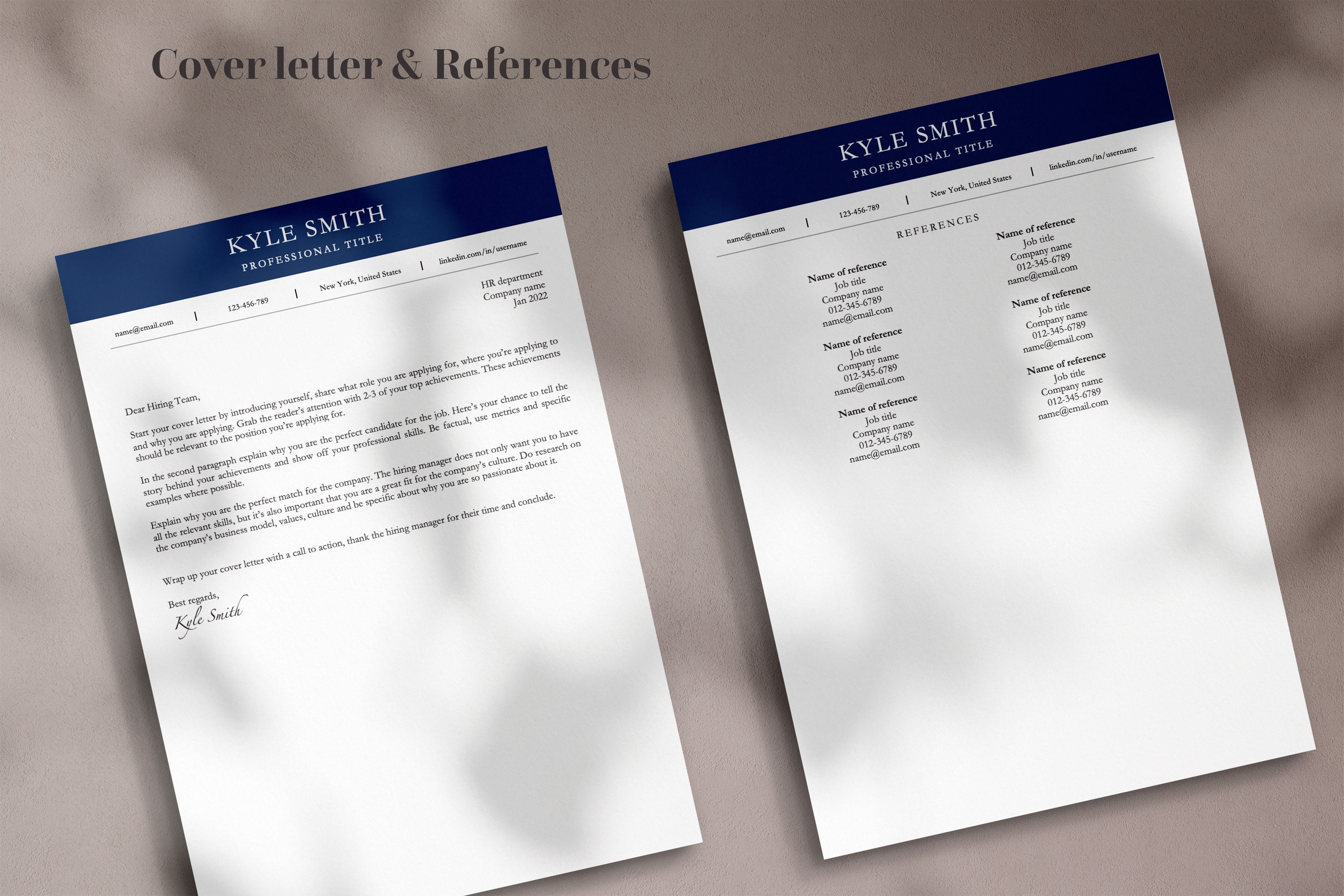 Executive Resume Template Google Docs, Word, Pages , Professional ...