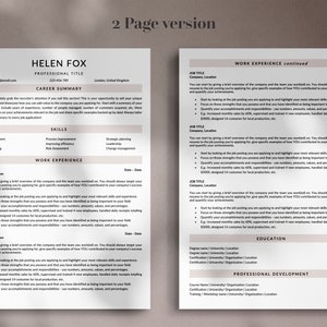 ATS Friendly Resume Template Google Docs, Word, Pages, Best Resume ...