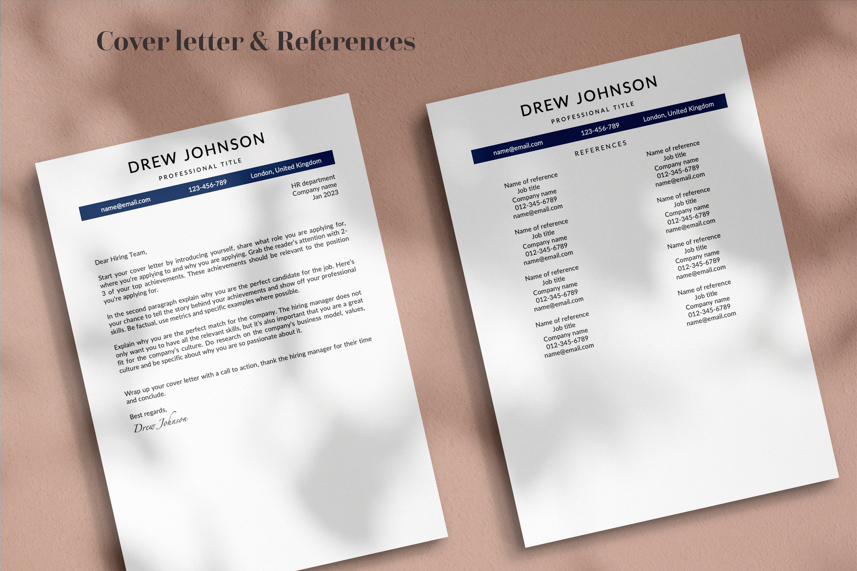 ATS Friendly Resume Template Google Docs, Word, Pages, Best Resume ...