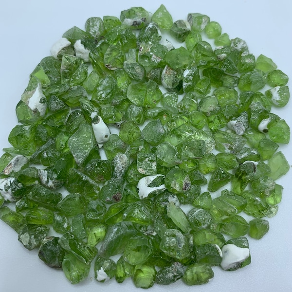 Rough Cut Peridot - Etsy