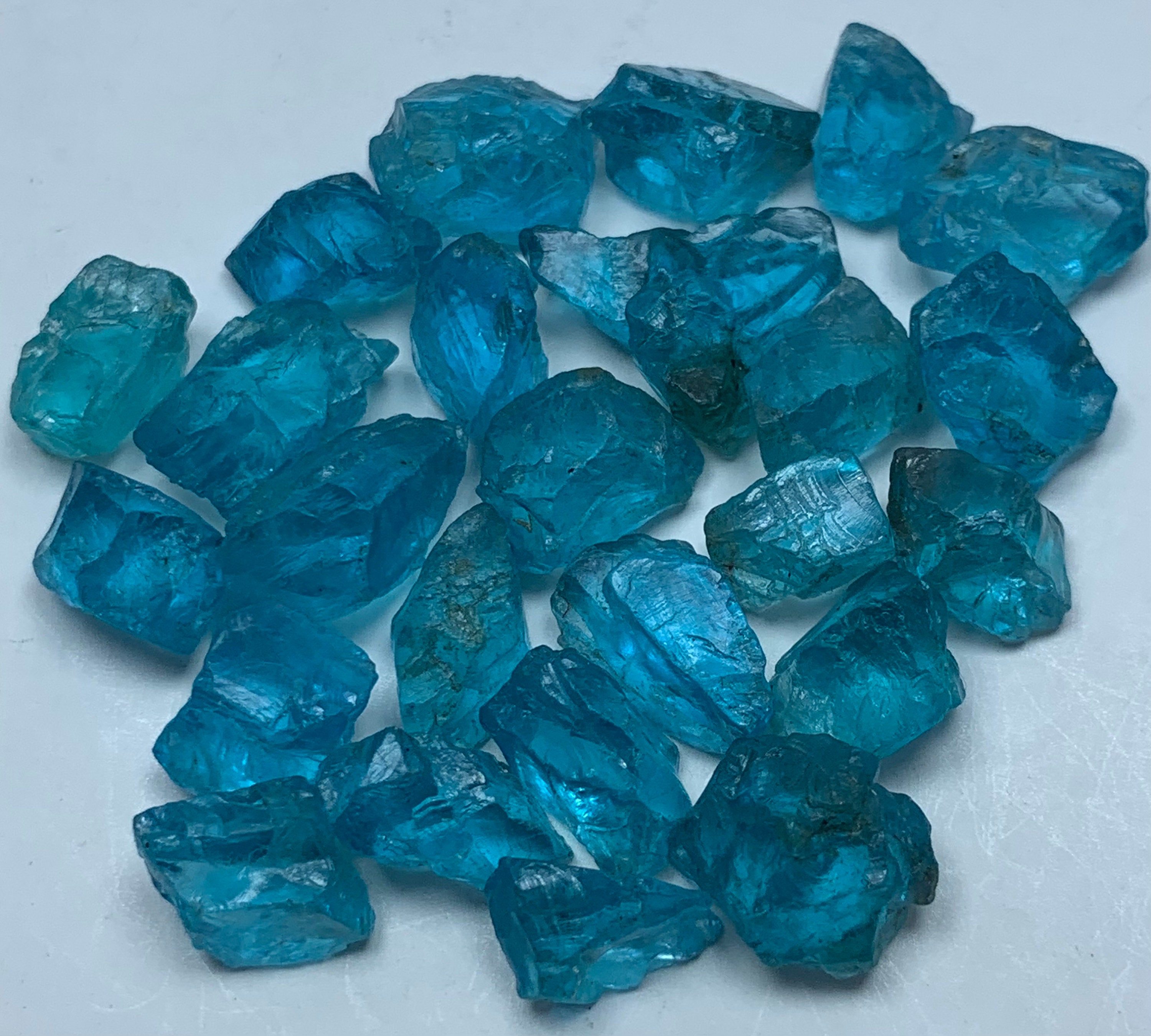 100 Carats Paraiba Color Facet Grade Rough Apatite From Madagascar for ...