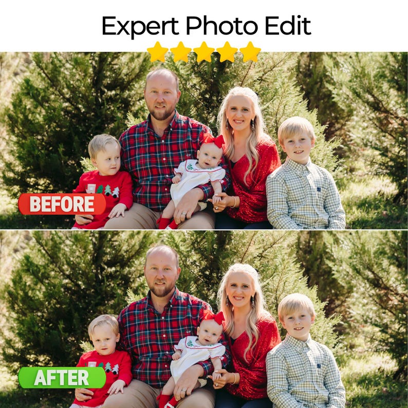 Face Swap Edit | Photoshop Editing | Family Photo Card Edit | Custom ...