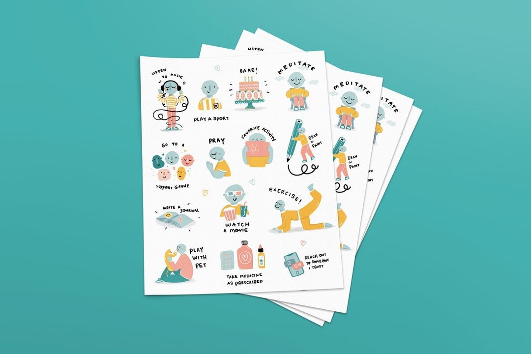 Coping Skills - Dbt - Grounding - Crisis Card - for Safety Planning ...