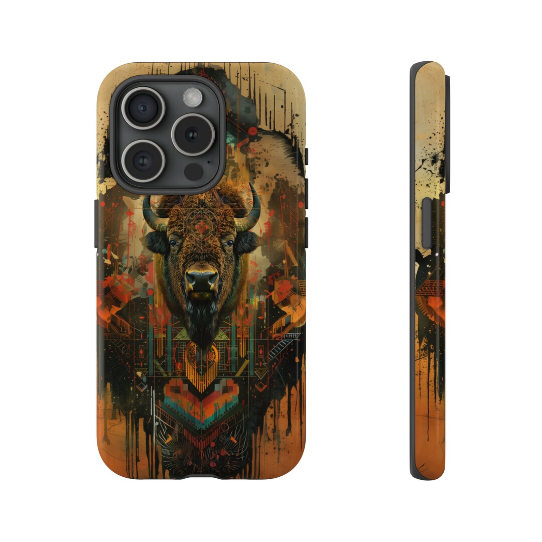Urban Tribal Bison Art Phone Tough Cases - Etsy