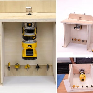 DIY Router Table Plans/benchtop Router Table/woodworkint Table/diy ...