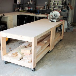 Easy Build Workbench Plans/diy Woodwork/diy Workshop/pdf Plans/instant ...