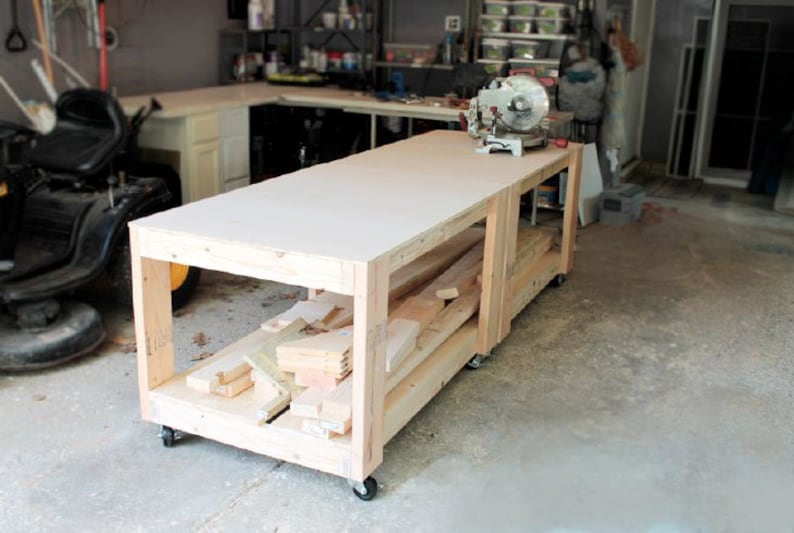 Easy Build Workbench Plans/diy Woodwork/diy Workshop/pdf Plans/instant ...
