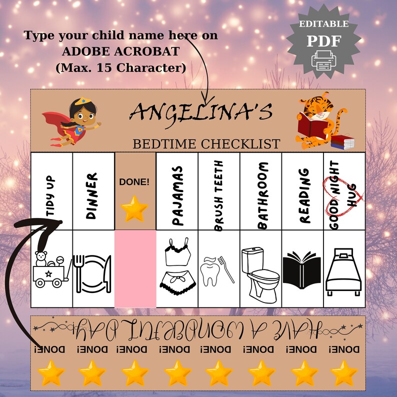 Toddler Routine Bedtime Routine Chart Visual Schedule - Etsy