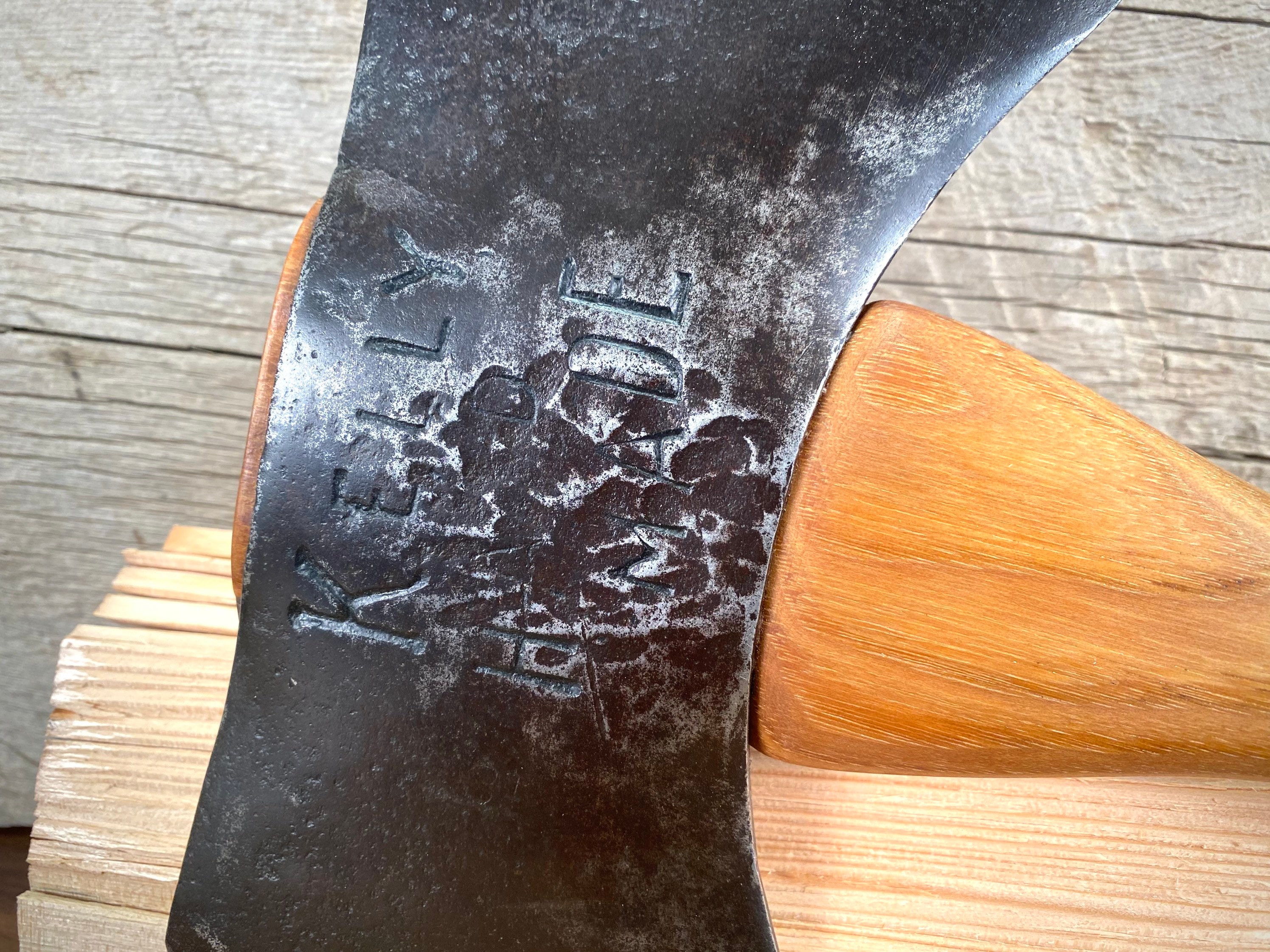 KELLY Hand Made, Double Bit Axe, CUSTOM RESTORATION, Kelly Axe & Tool ...