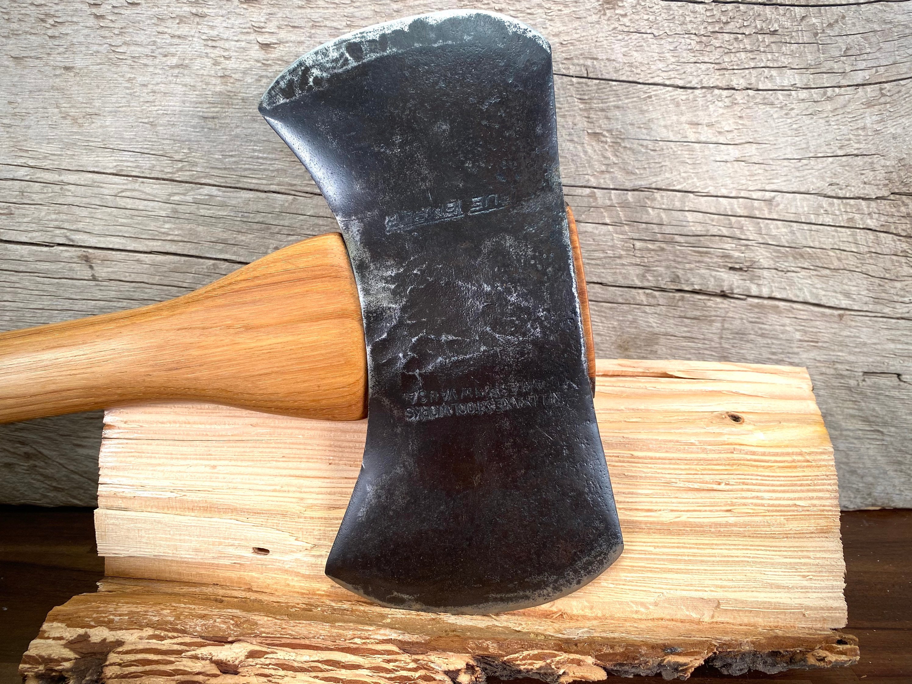 KELLY Hand Made, Double Bit Axe, CUSTOM RESTORATION, Kelly Axe & Tool ...