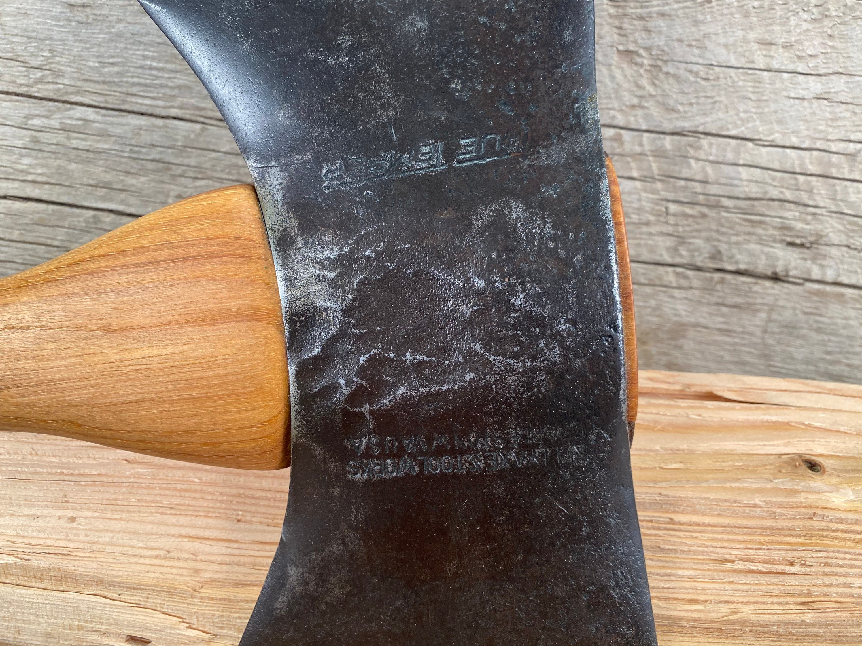 KELLY Hand Made, Double Bit Axe, CUSTOM RESTORATION, Kelly Axe & Tool ...