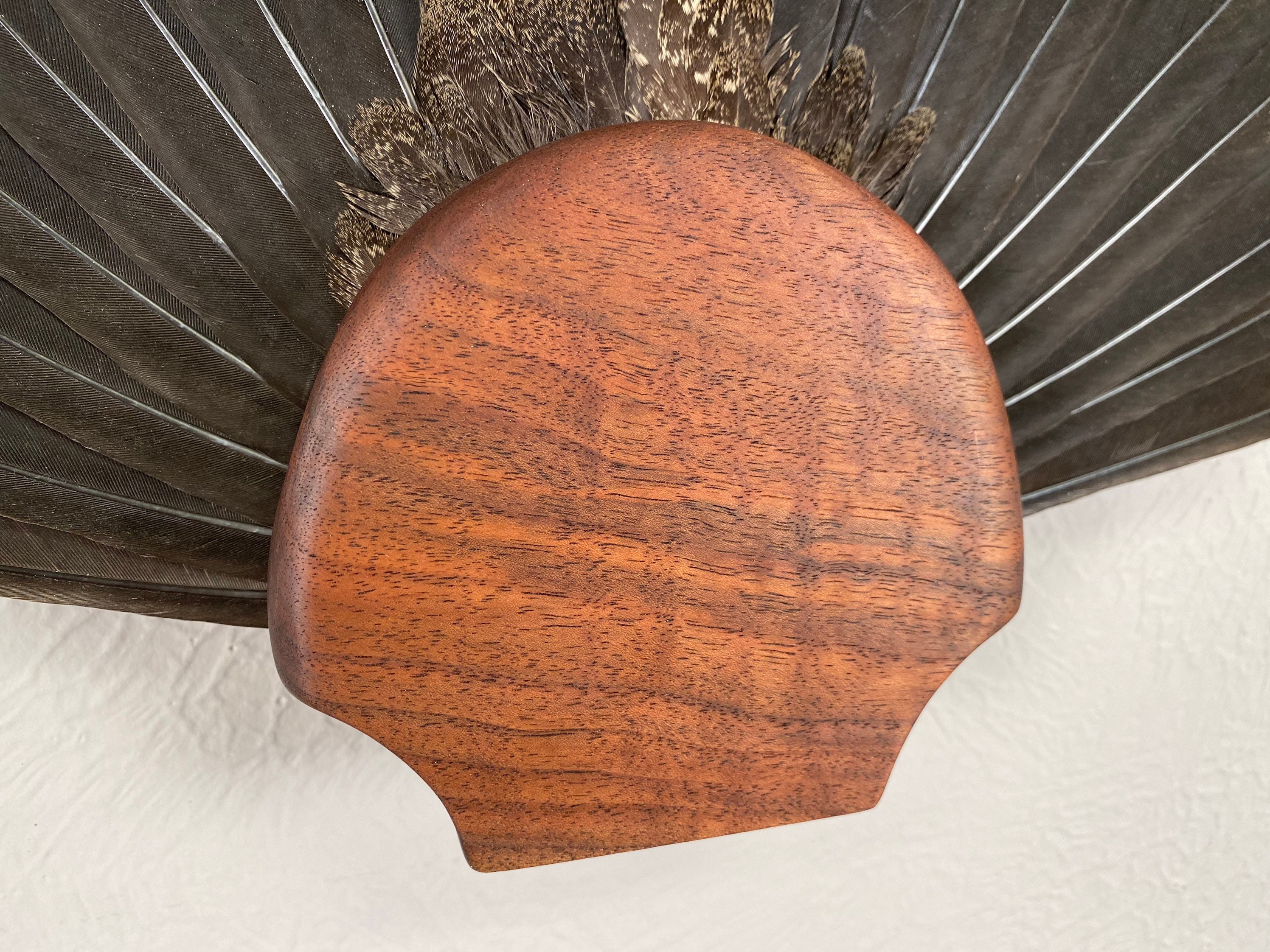 Upland BIRD TAIL FAN Mounter Walnut, Size Medium pheasant - Etsy