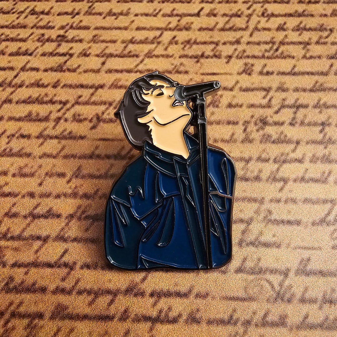 Liam Gallagher | Oasis Label Pin | Rockstar Badge - Etsy
