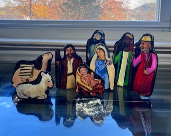 Terracotta Nativity - Etsy