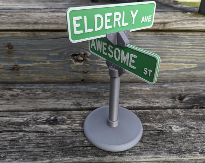 Personalized Decorative Street Sign With Names Desk Accessory Couple ...