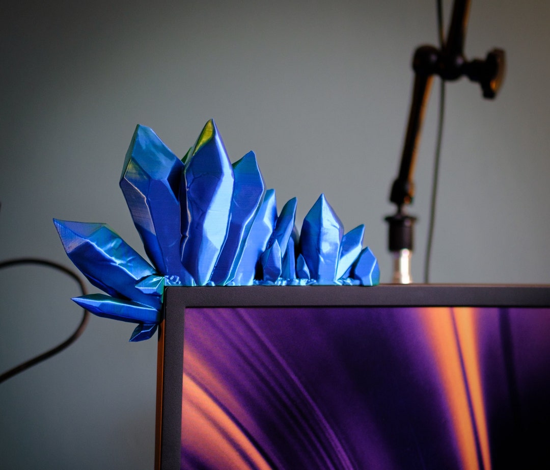 Crystal Corner 3D Printed Desk Decor Crystal Corner Home - Etsy
