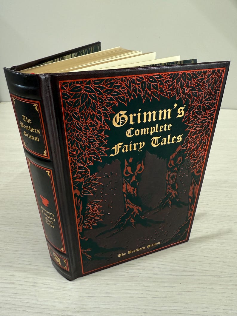 THE BROTHERS GRIMM'S Complete Fairy Tales Deluxe Edition Classic Book ...
