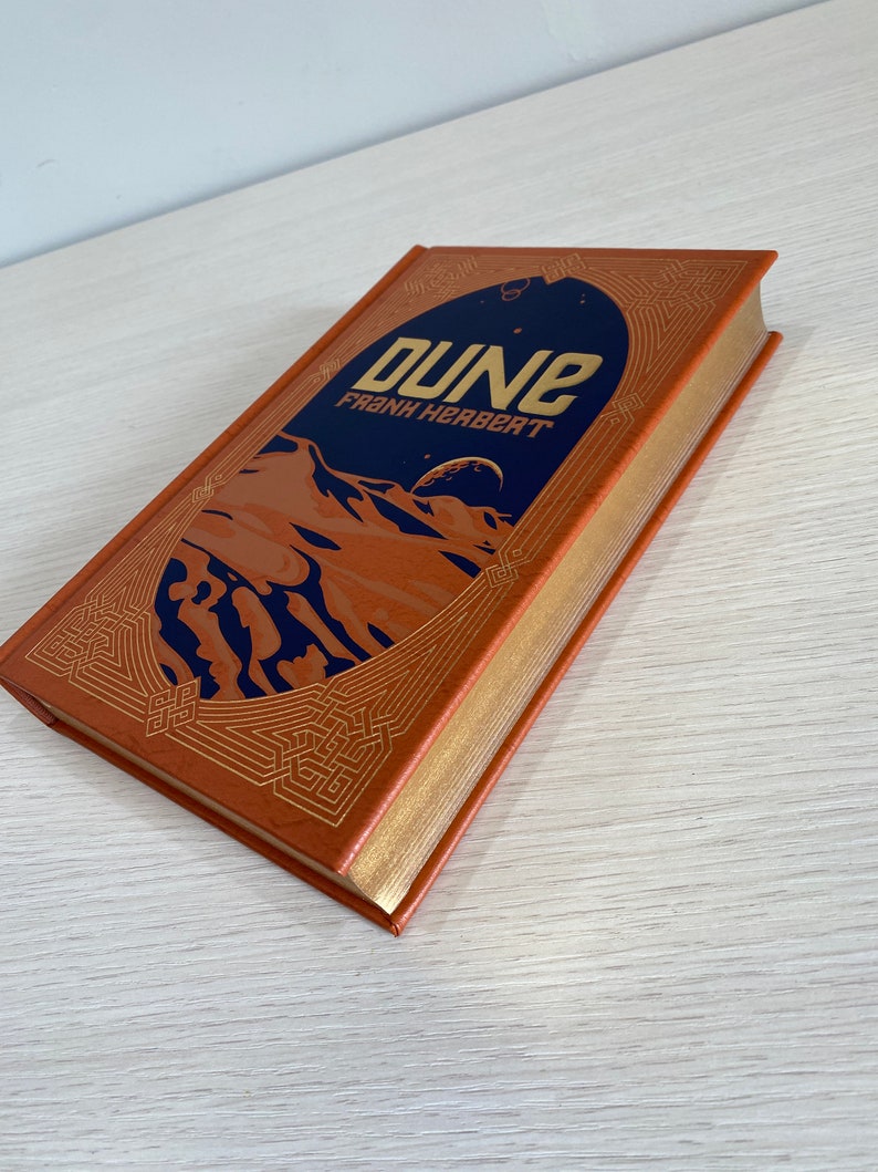 Dune by Frank Herbert – Deluxe Leather Bound Gift Edition - Etsy