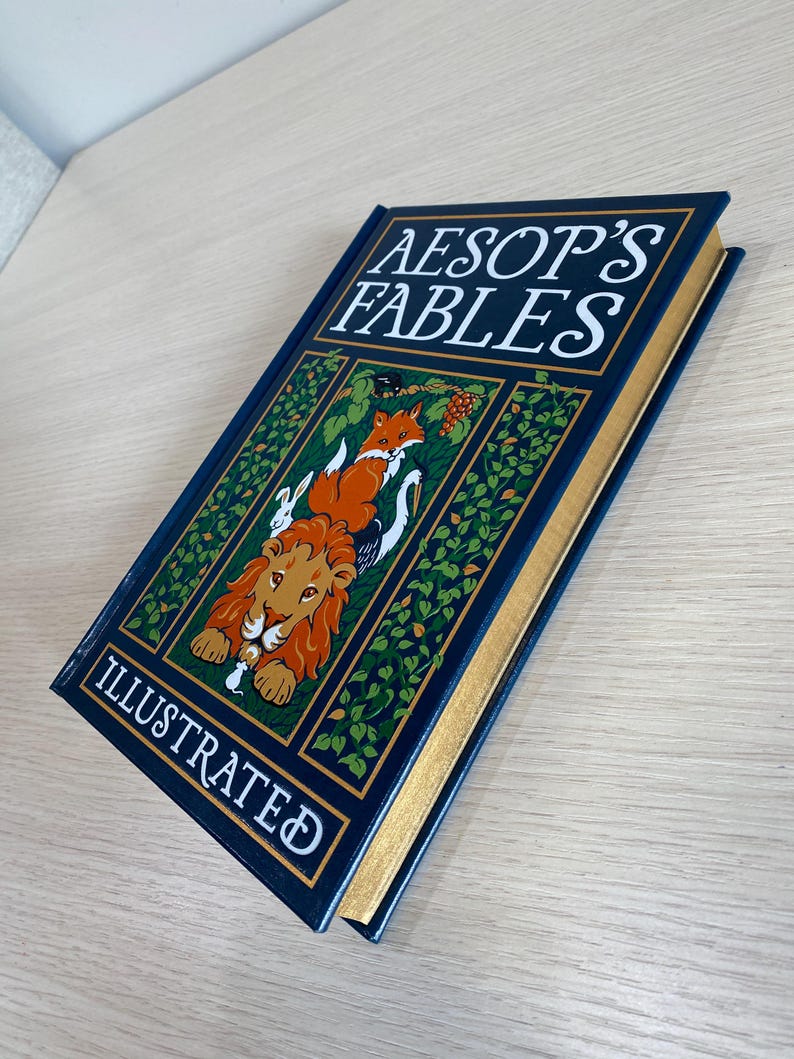 AESOP'S FABLES Fairy Tales Collectible Special Deluxe Gift Edition ...