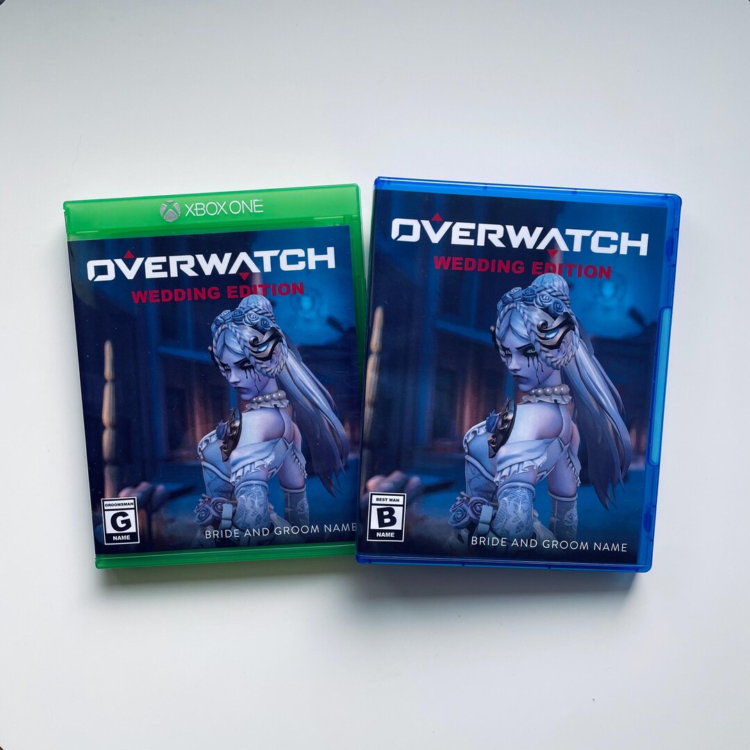 Custom Overwatch Inspired Proposal Card, Video Game Groomsmen Card ...