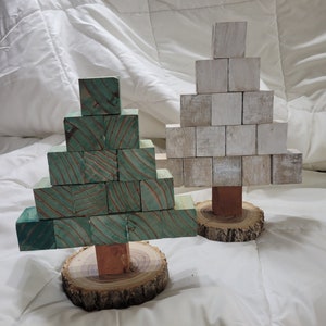 Block Wood Christmas Tree - Etsy