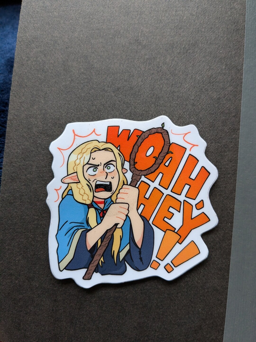 Dungeon Meshi Marcille Sticker • ダンジョン飯 Otaku Fan Art, Funny Waterproof ...