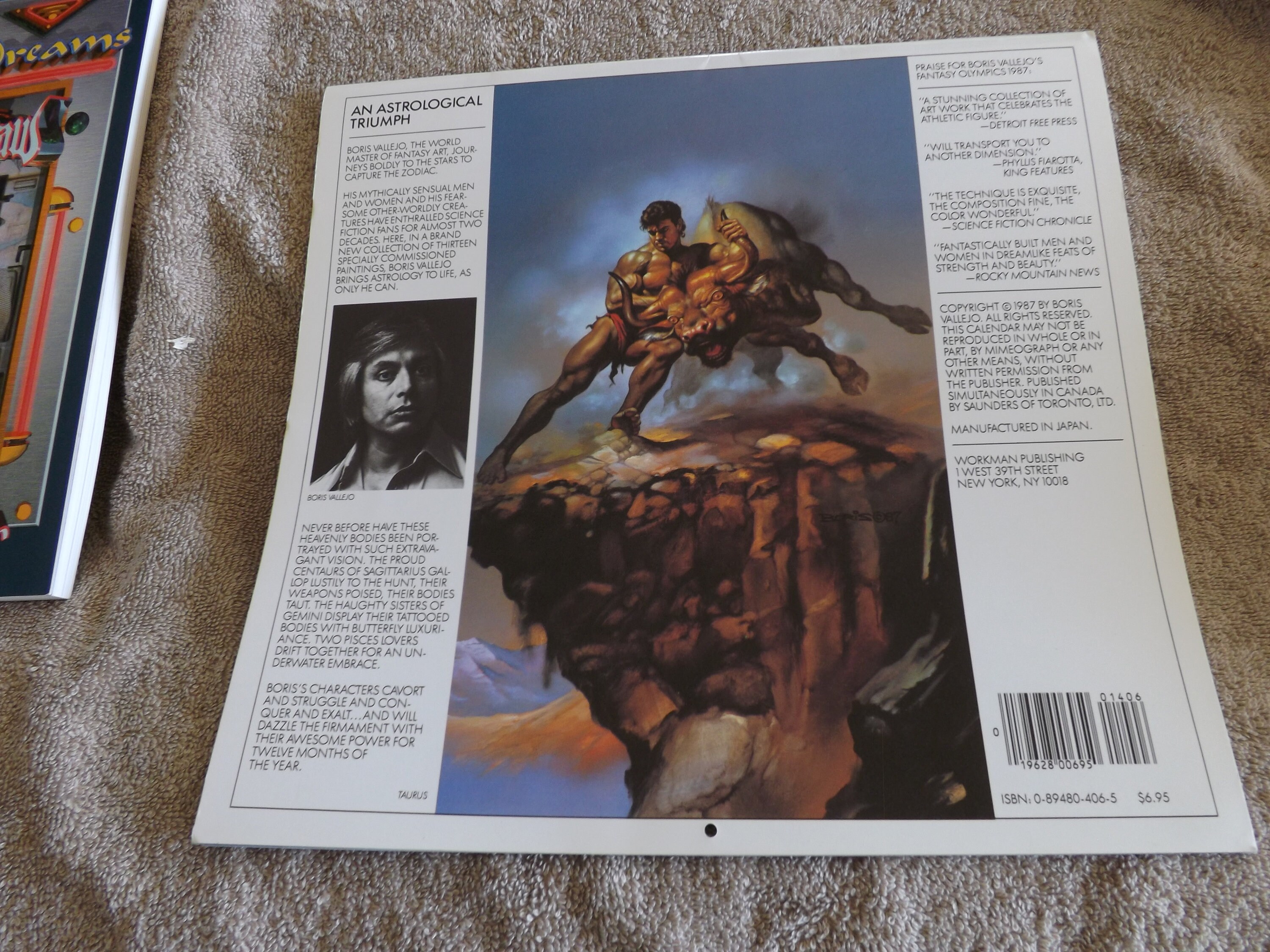 Boris Vallejo Fanstasy Zodiac Calendar 1988 - Etsy