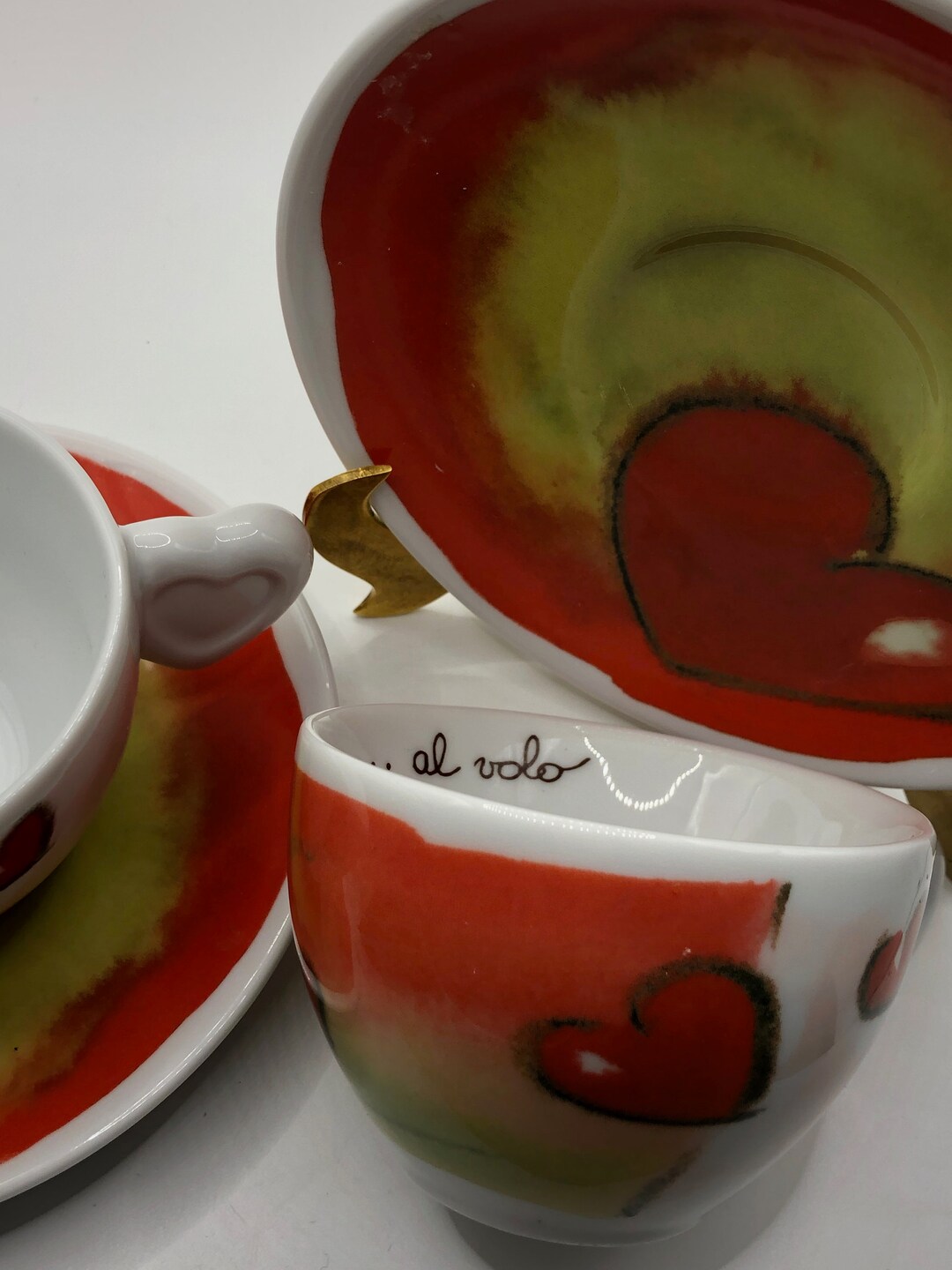 Set of Two Thur Caffe Al Volo Demitasse Cups - Etsy