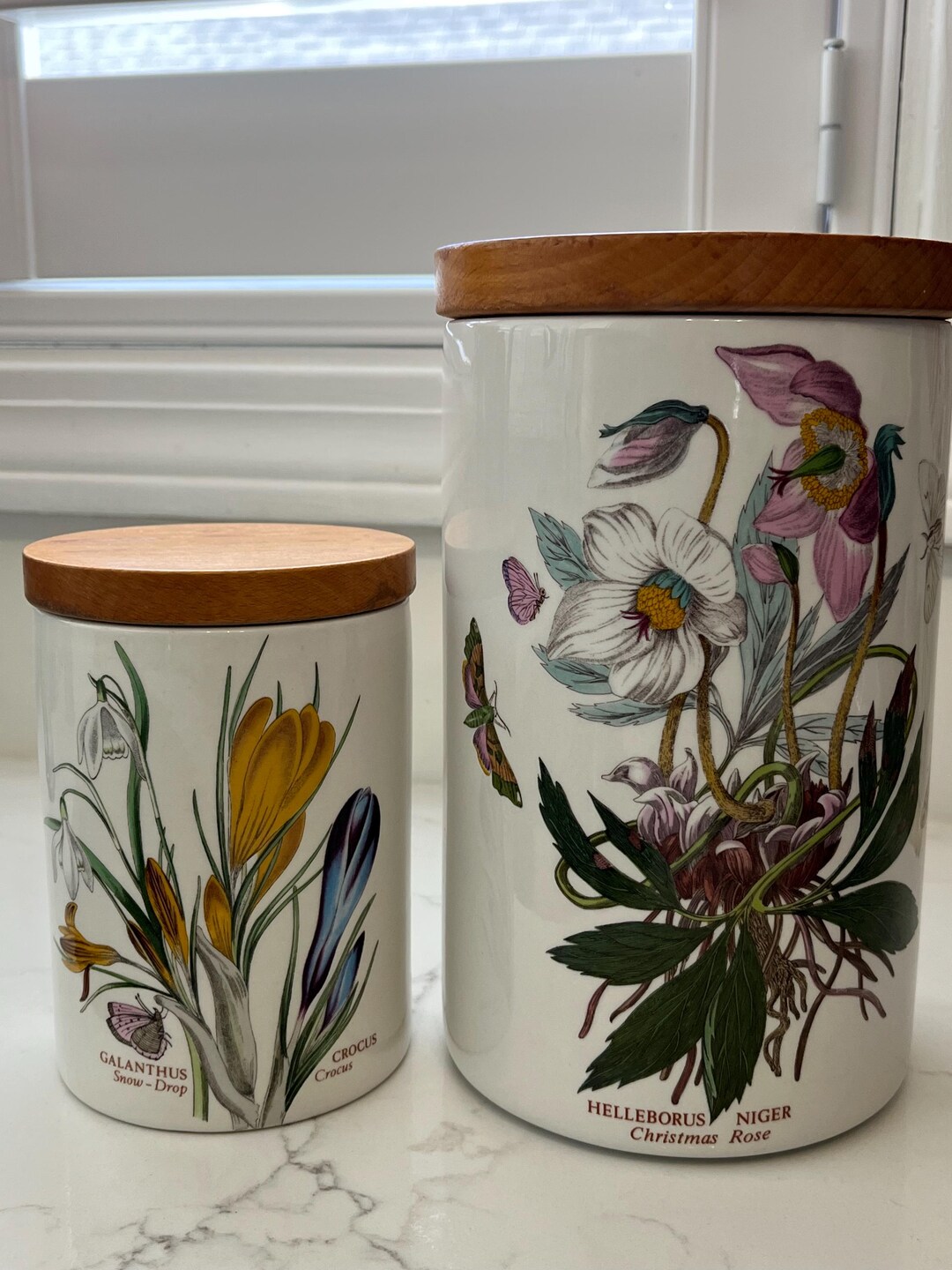 A Beautiful Botanic Garden Canister Set by Portmeirion in Christmas ...