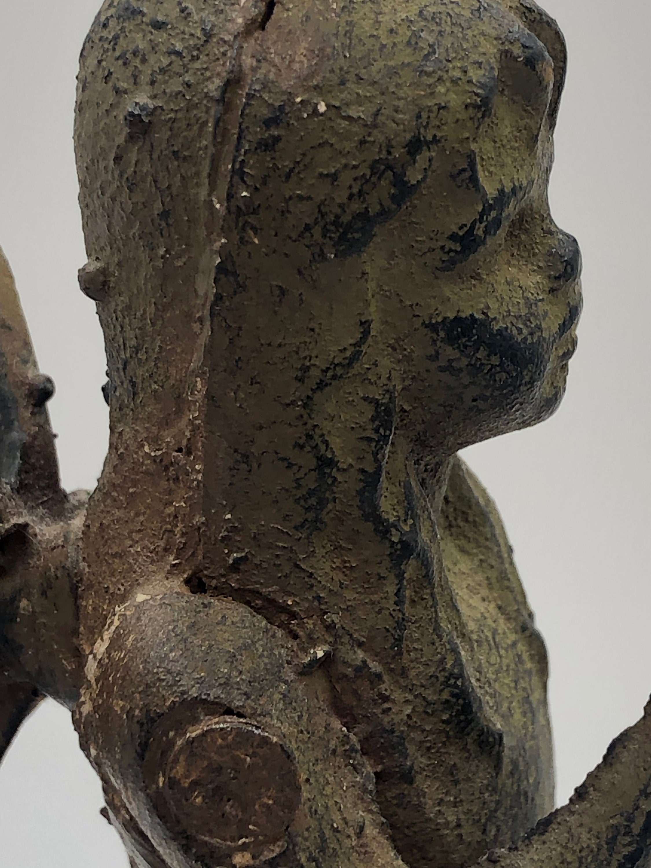 Cast Iron Angel With Bird - Etsy