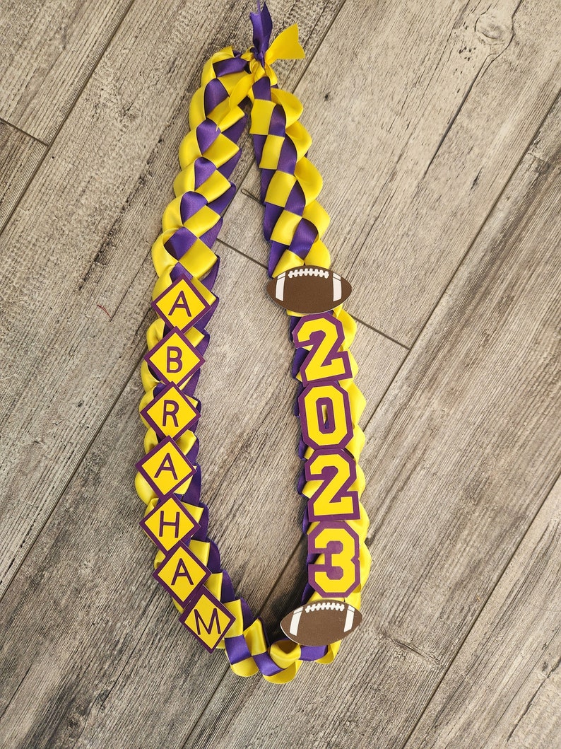 Graduation Lei Baseball, Basketball, Football, Soccer Theme - Etsy