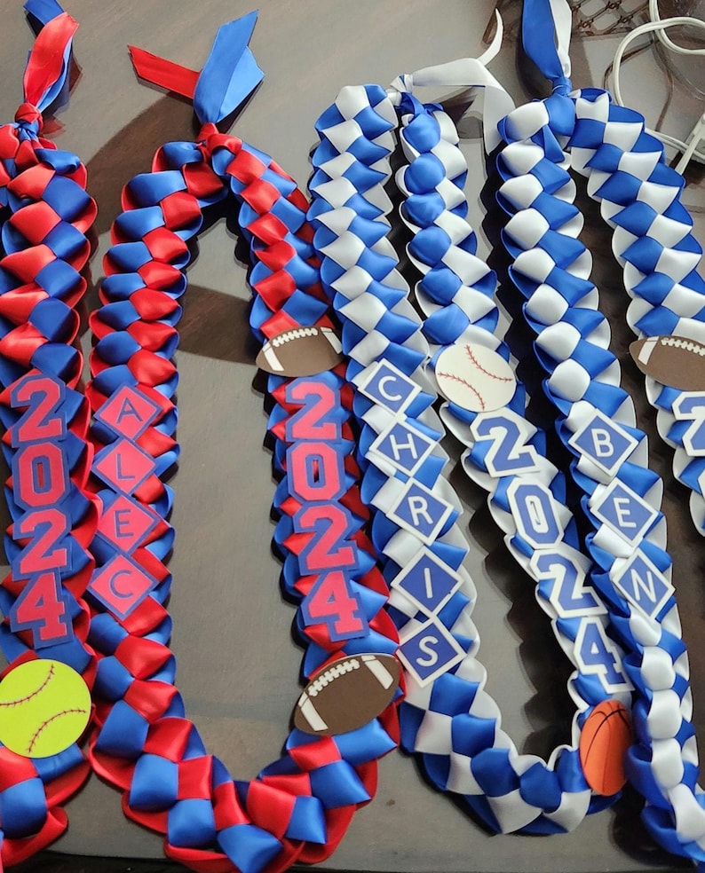 Graduation Lei Baseball, Basketball, Football, Soccer Theme - Etsy