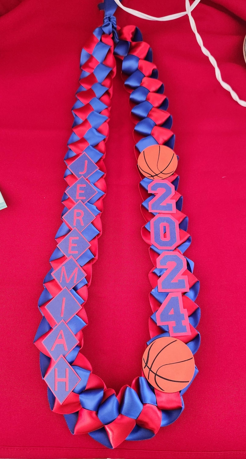 Graduation Lei Baseball, Basketball, Football, Soccer Theme - Etsy