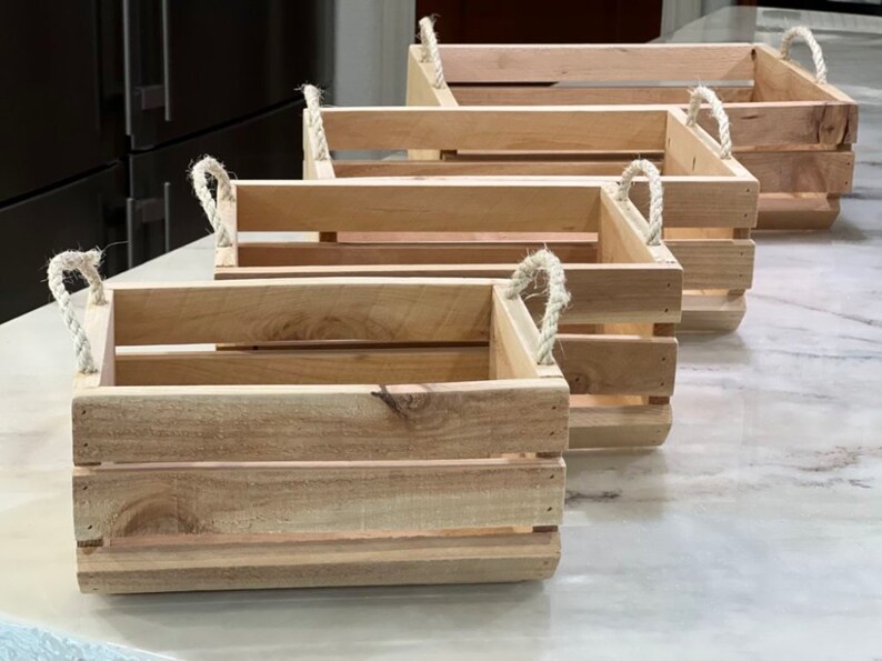 Nesting Crates Cedar Stacking Boxes Rustic Décor Beautiful ...