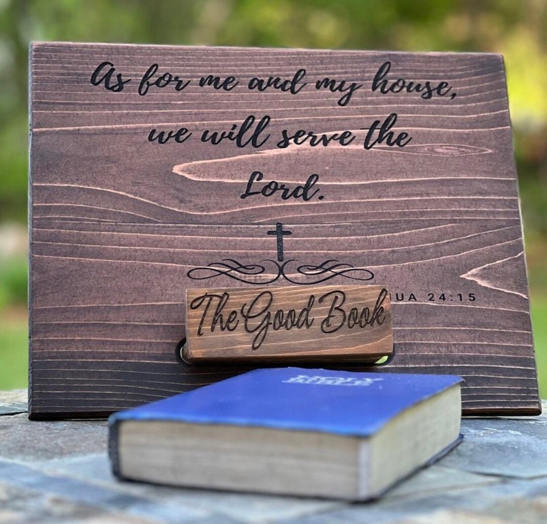 Bible Stand Custom Bible Holder Personalize Your Stand Family Bible ...