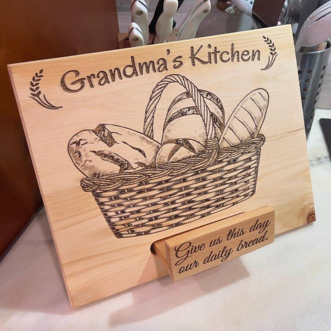 Cookbook Stand Personalize Your Custom Handcrafted Cedar Wood Book ...