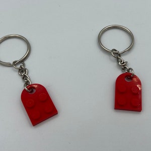 Heart Keychain Set - Made With Genuine LEGO® - Matching Keychains, Gift ...
