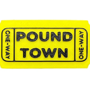 Pound Town Ticket | Valentine's Gift | One-way Ticket to Pound Town ...