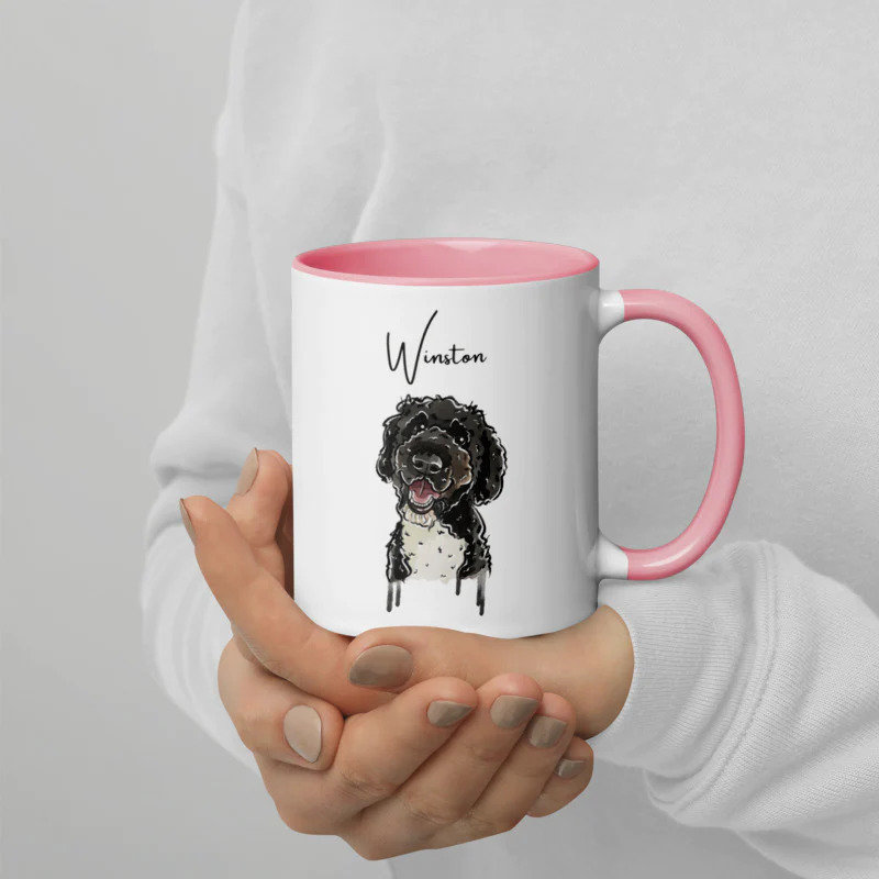 Custom Mug With Your Doggos Face Custom Dog Mug Customized Mug ...