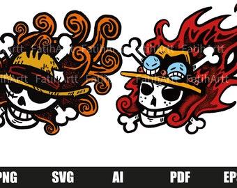 Luffy Cut File - Etsy