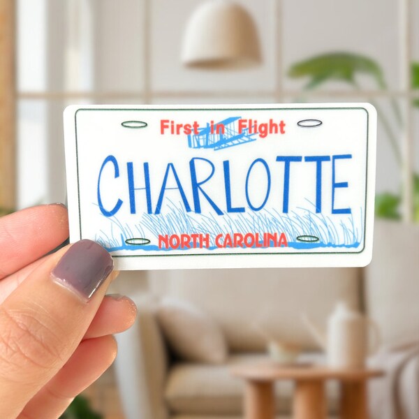 Charlotte Nc Sticker - Etsy