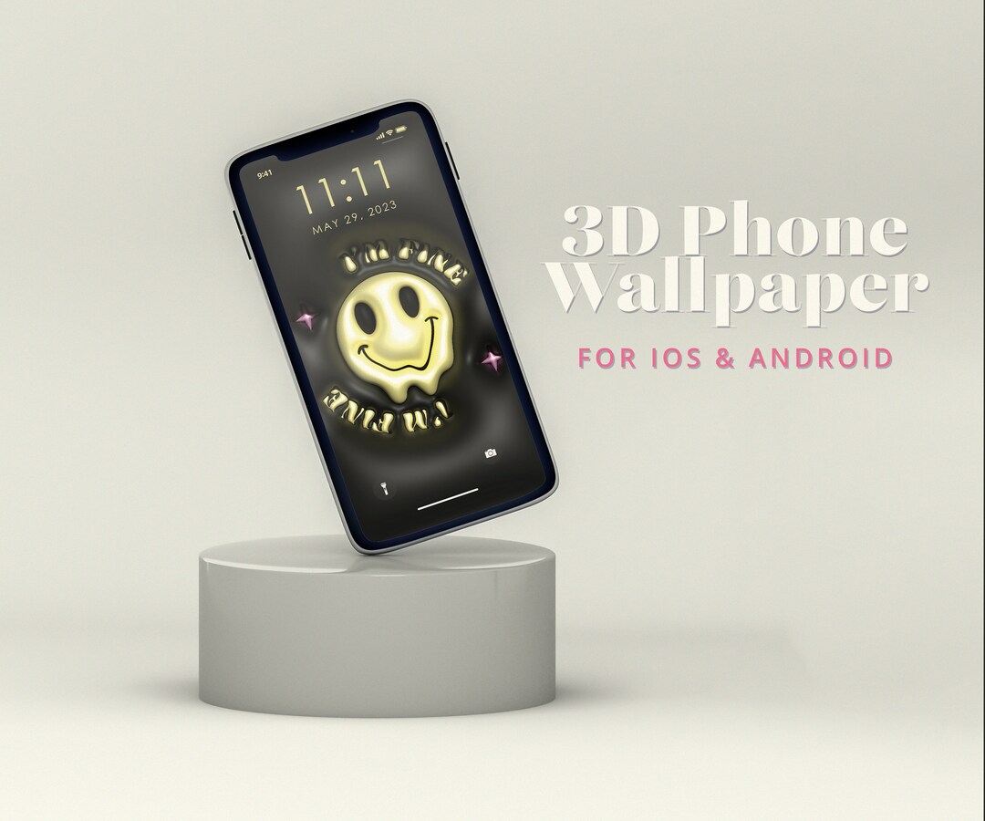 Black and Yellow 3D Phone Wallpaper, iPhone & Android Wallpaper, Lock ...